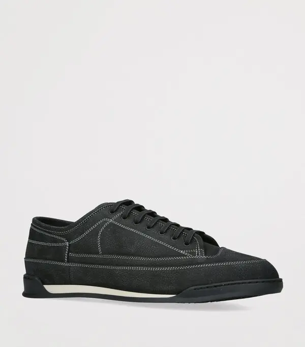 John Lobb Nubuck Court Sneakers