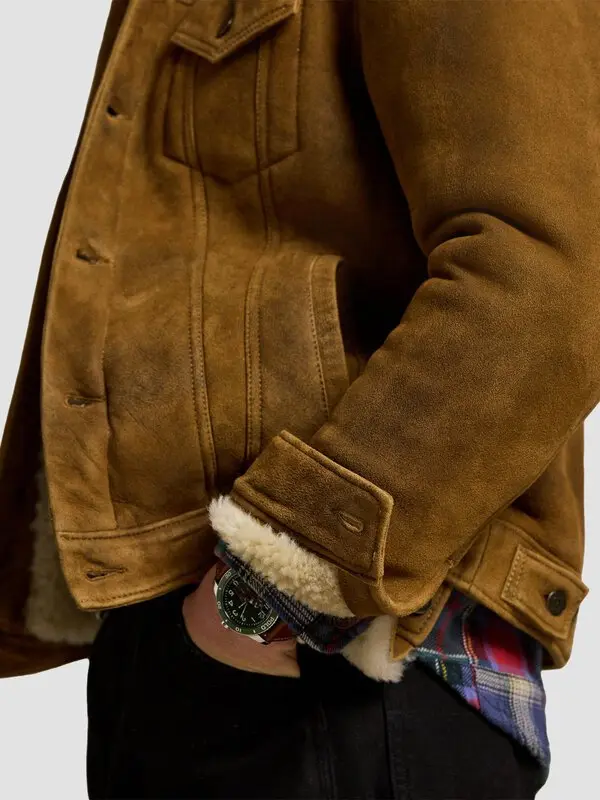 Polo Ralph Lauren Merino Shearling Button-down Jacket