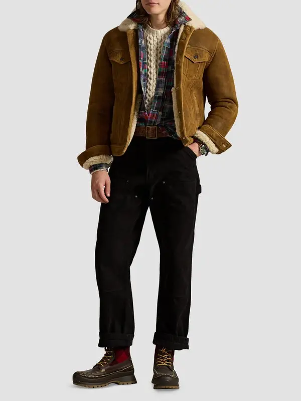 Polo Ralph Lauren Merino Shearling Button-down Jacket
