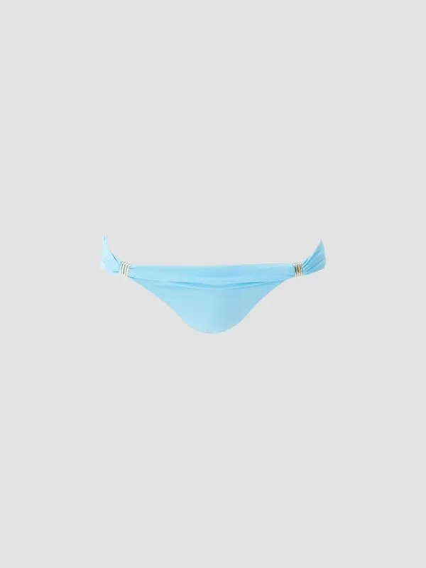 Melissa Odabash Grenada Edition Embellished Hipster Bikini Bottom - Celeste