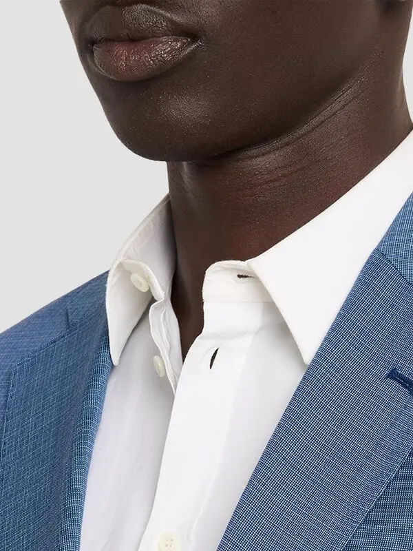 Emporio Armani Micro-textured Wool Single-breasted Suit