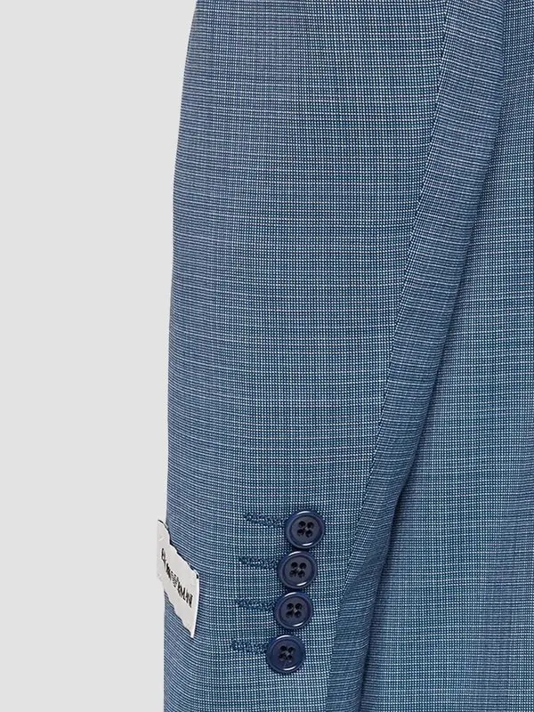 Emporio Armani Micro-textured Wool Single-breasted Suit