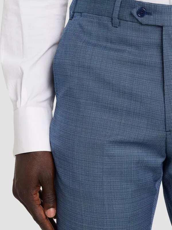 Emporio Armani Micro-textured Wool Single-breasted Suit