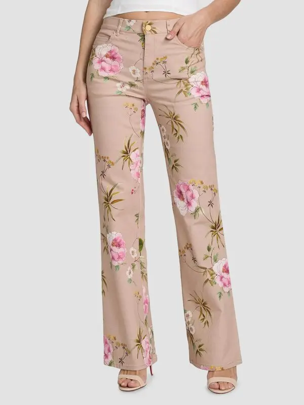 Kobi Halperin Leigh Floral Cotton Twill Pants