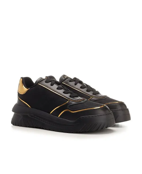 Versace Odissea Chunky Leather Sneakers