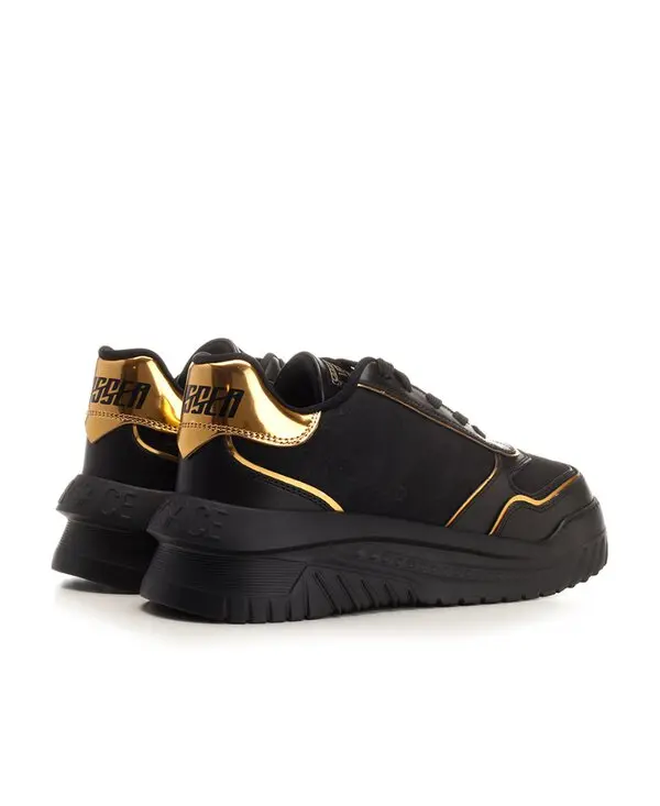 Versace Odissea Chunky Leather Sneakers