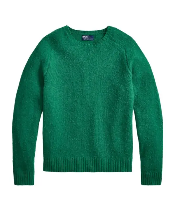 Polo Ralph Lauren Elbow-patch Crew-neck Sweater