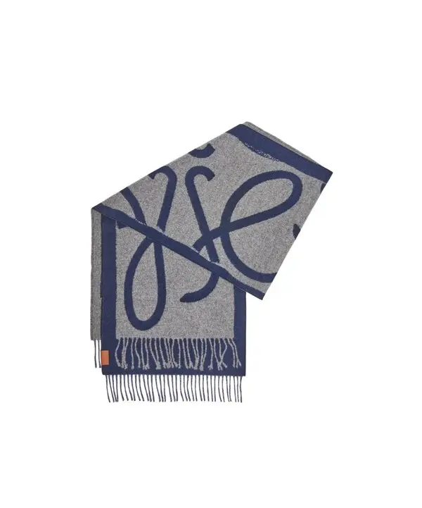 Loewe Scarf In Wool And Cashmere