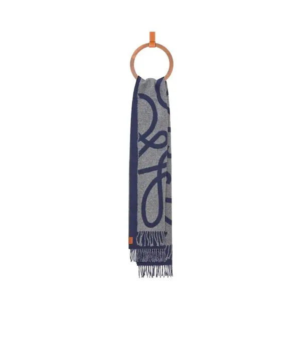 Loewe Scarf In Wool And Cashmere