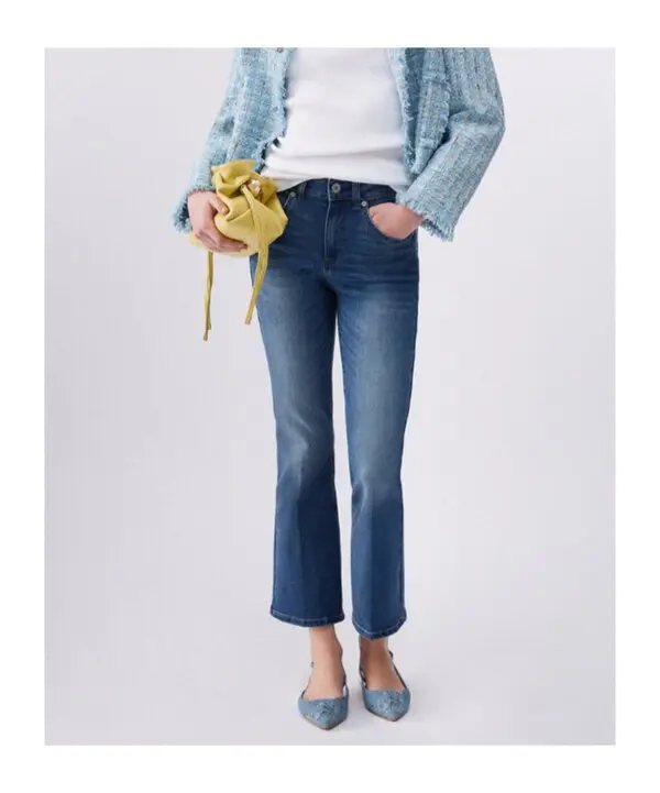 Liu Jo Cropped Flared Jeans