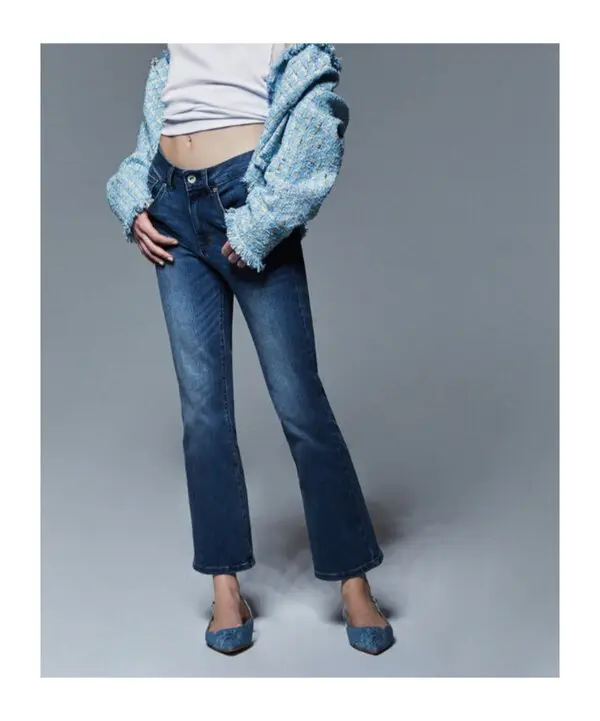 Liu Jo Cropped Flared Jeans