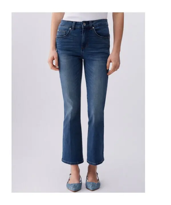 Liu Jo Cropped Flared Jeans
