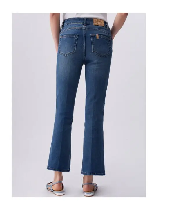 Liu Jo Cropped Flared Jeans