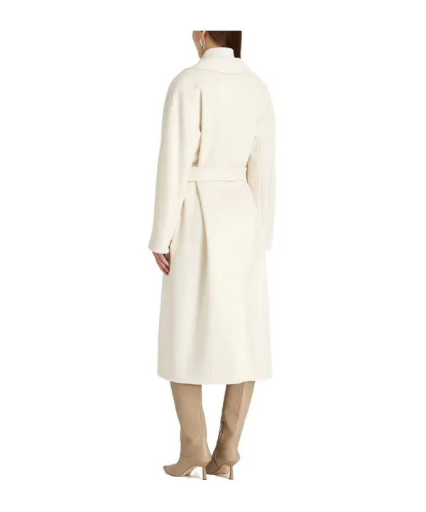 Max Mara Minimalist Double- Belted Coat