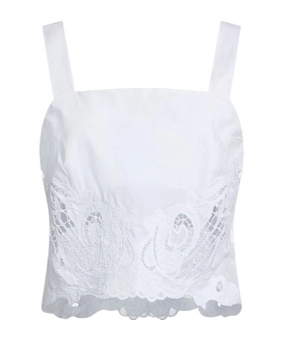 Rag & Bone Solid Color Sleeveless Top - White
