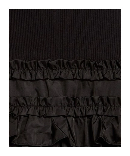 GANNI Solid Color Midi Dress
