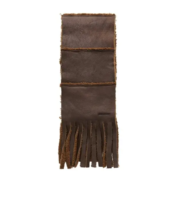 Our Legacy Shearling Fringed Scarf