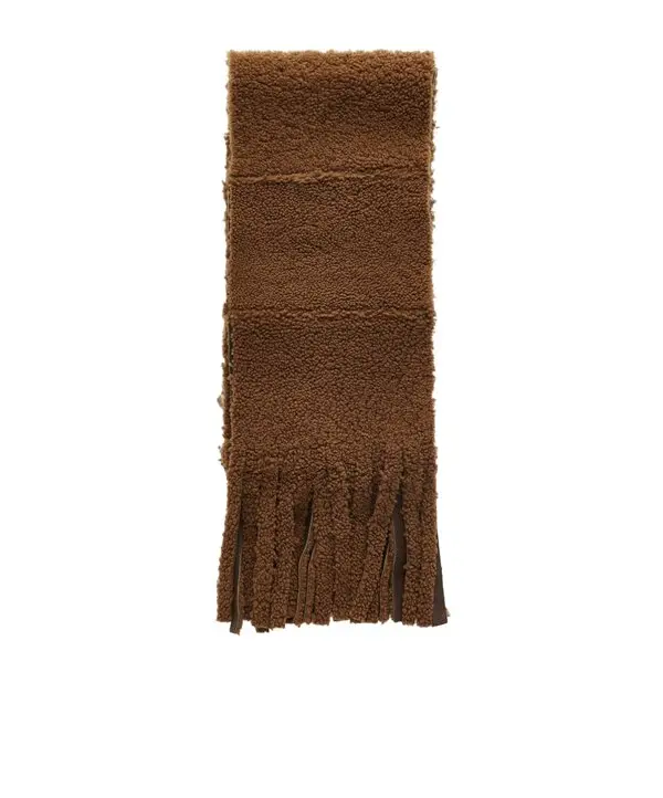 Our Legacy Shearling Fringed Scarf
