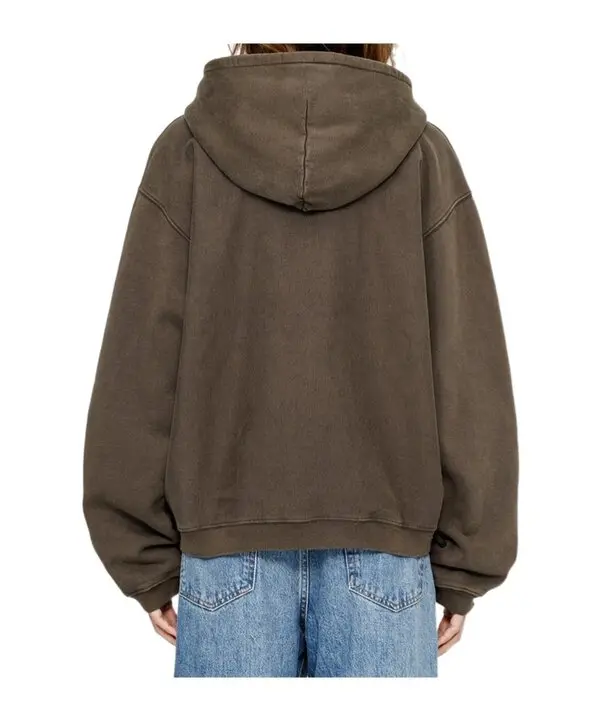 StÜssy Faded-graphic Zip-up Hoodie