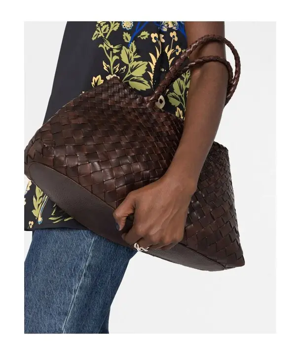 Dragon Diffusion Woven-detail Handbag