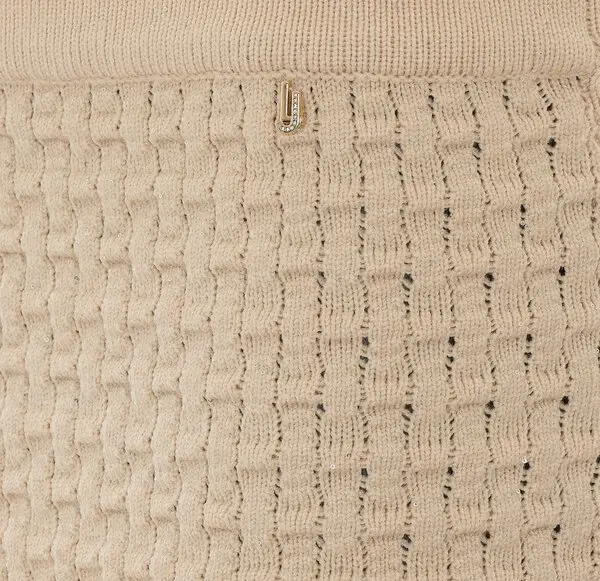 Liu Jo Fringed Knitted Skirt