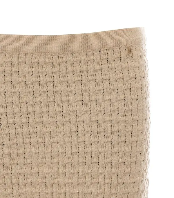 Liu Jo Fringed Knitted Skirt
