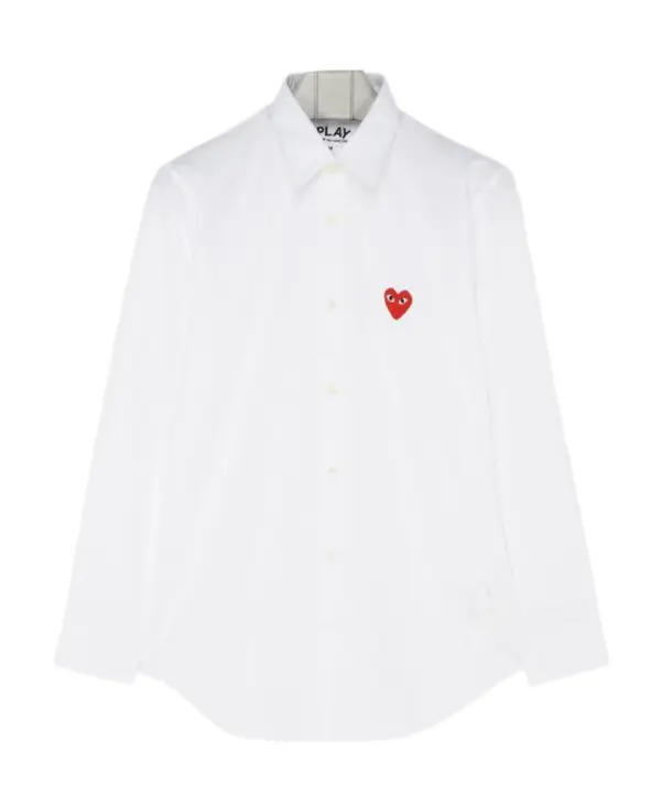 Play Comme Des Garcon Classic Heart-shaped Shirt