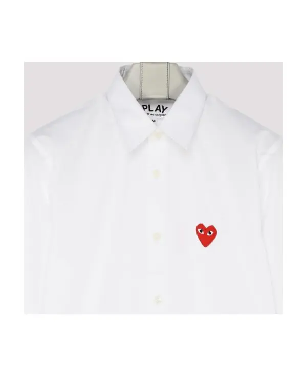 Play Comme Des Garcon Classic Heart-shaped Shirt
