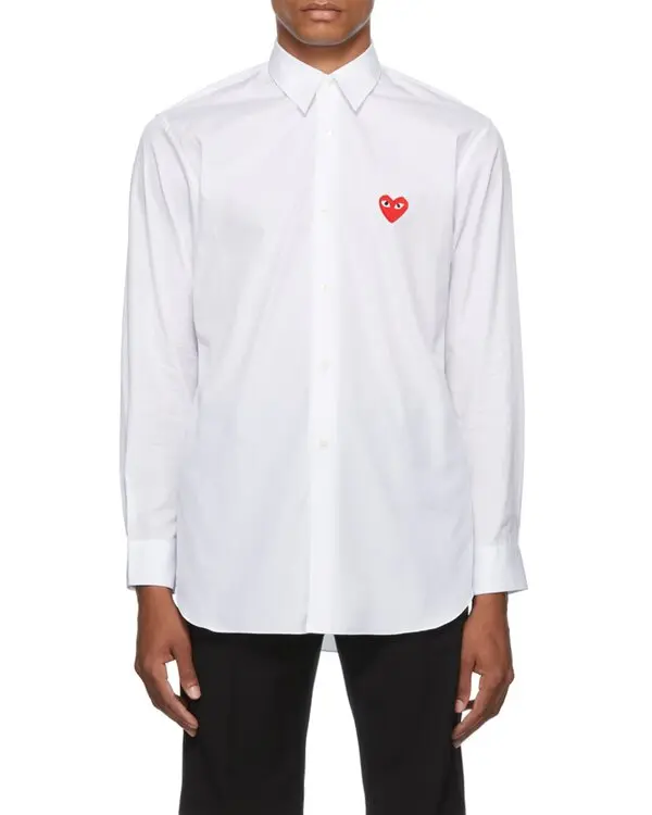 Play Comme Des Garcon Classic Heart-shaped Shirt