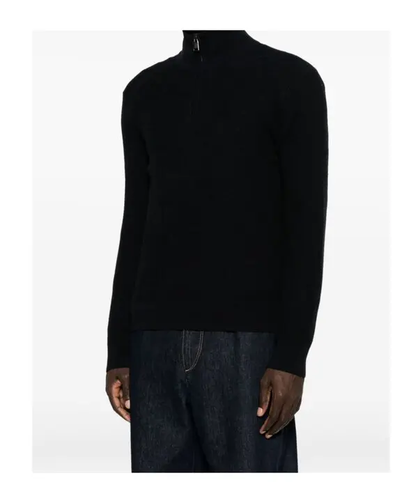 Brioni Half-zip Mockneck Jumper