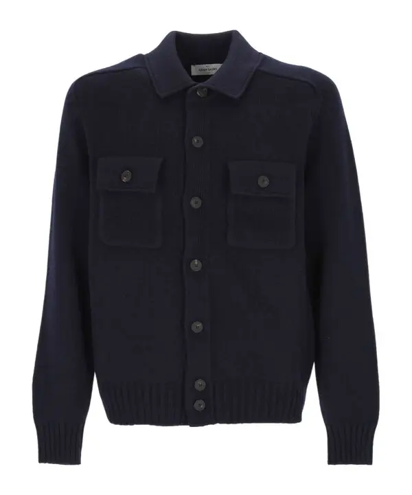 GRAN SASSO Long Sleeved Buttoned Knitted Jacket