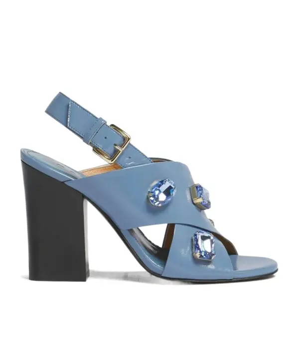 Marni Embellished Criss-cross Sandals