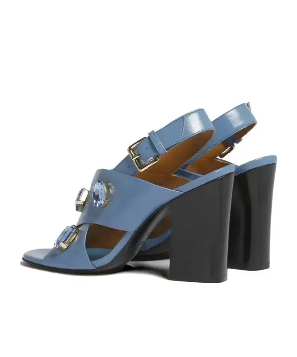 Marni Embellished Criss-cross Sandals