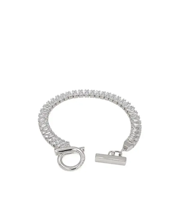 FERRAGAMO Crystal Decorative Bracelet - Silver