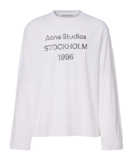 Acne Studios Logo Cotton-blend Jersey T-shirt