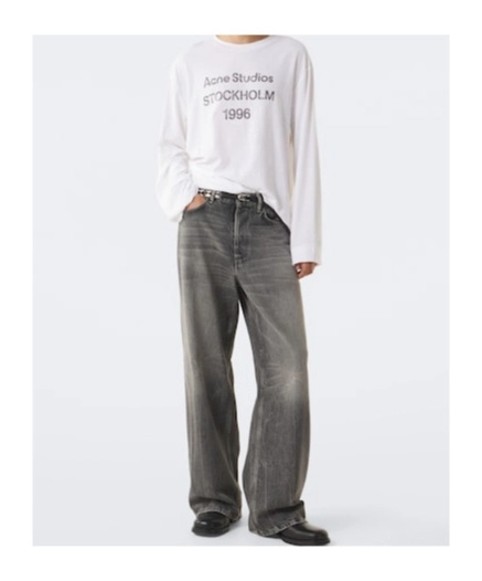 Acne Studios Logo Cotton-blend Jersey T-shirt