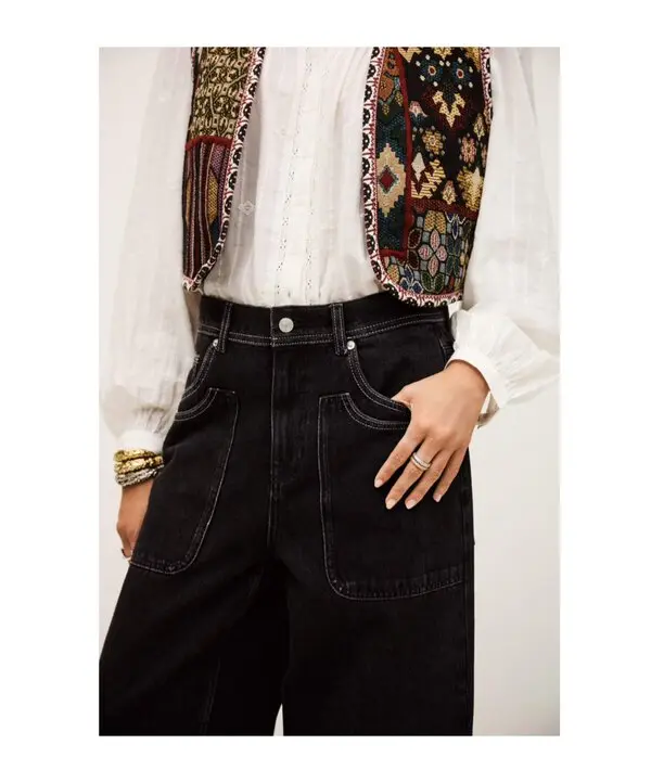 Ba&sh Noel Wide-leg Jeans - Black