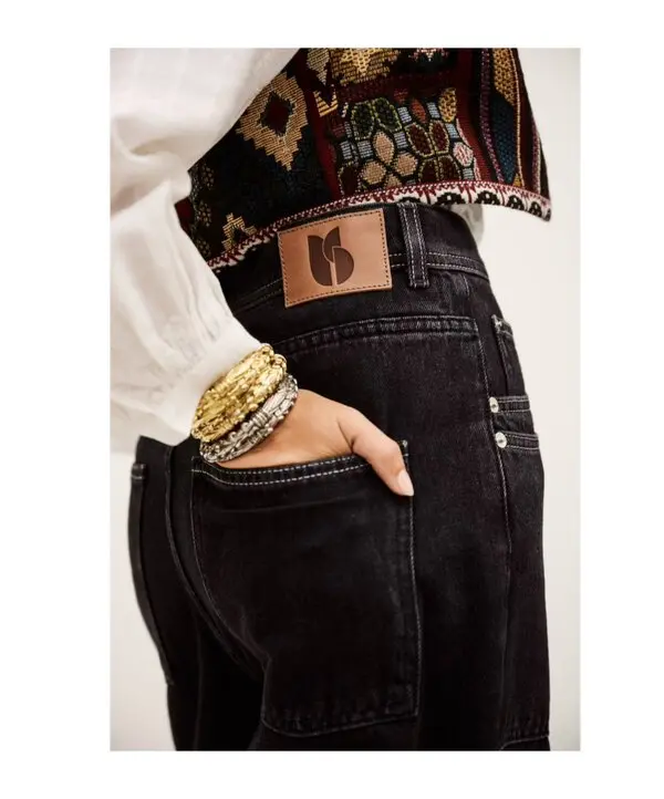Ba&sh Noel Wide-leg Jeans - Black