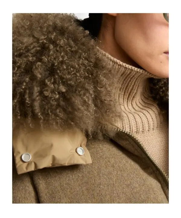 YVES SALOMON Cashmere Hooded Coat