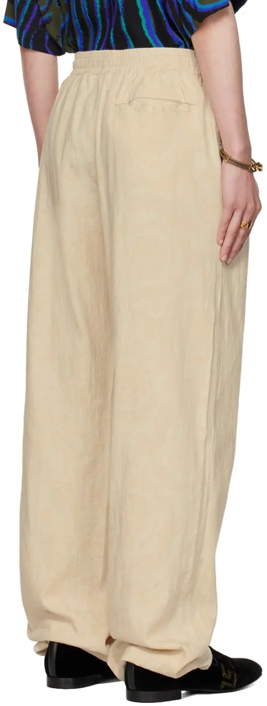 Versace Barocco Straight-leg Trousers