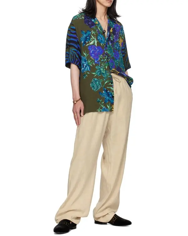 Versace Barocco Straight-leg Trousers