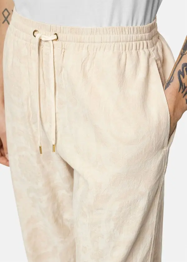 Versace Barocco Straight-leg Trousers