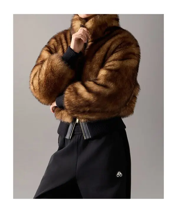 Moose Knuckles Jill Faux Fur Bomber