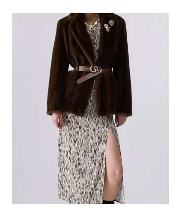 Liu Jo Jacket In Faux Fur