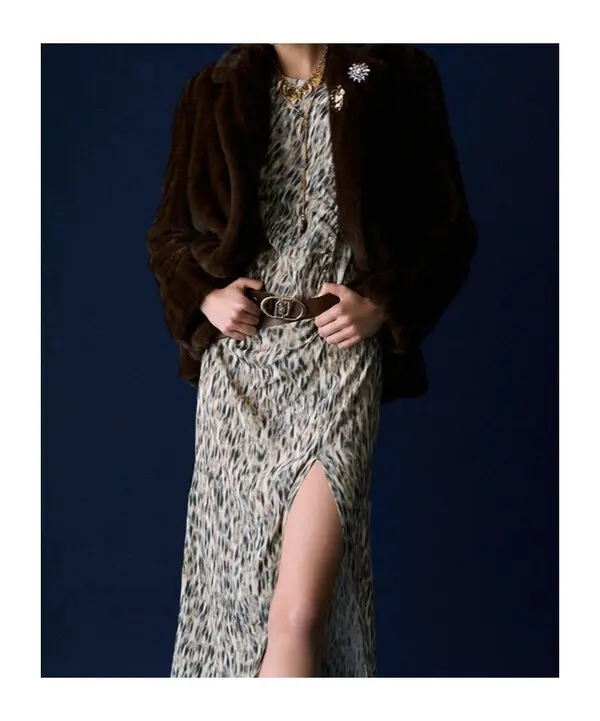 Liu Jo Jacket In Faux Fur