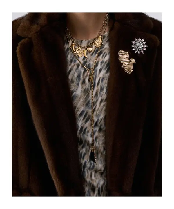 Liu Jo Jacket In Faux Fur
