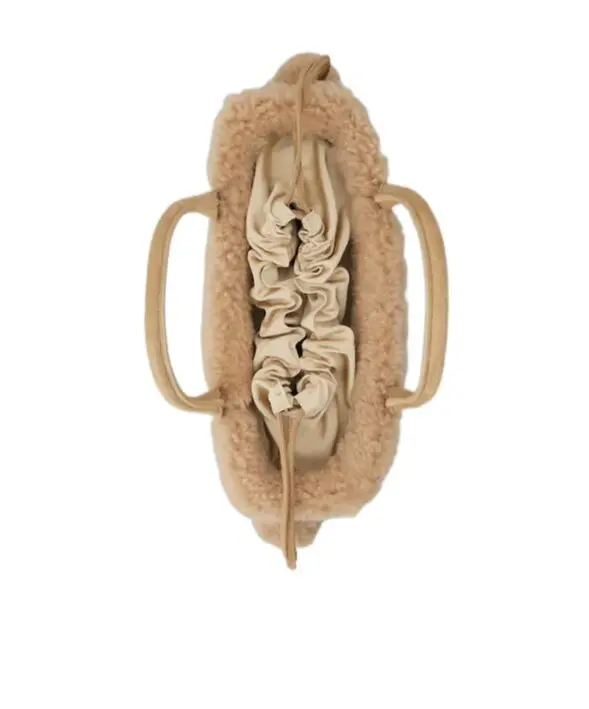 ROGER VIVIER Viv Skate Shearling Tote Bag