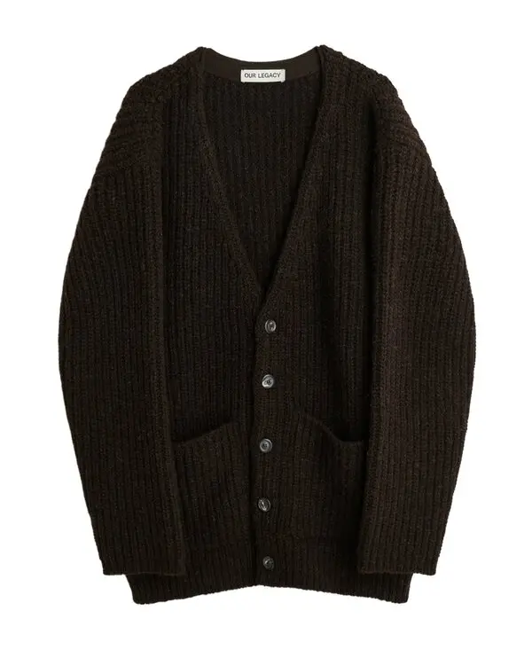 Our Legacy Ribbed Knit Cardigan