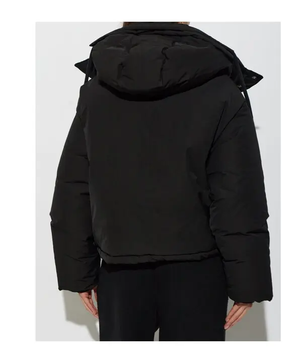 AMI Paris Drawstring Hooded Padded Jacket