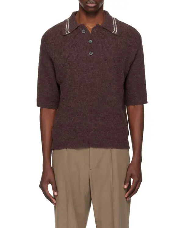 Our Legacy Traditional Knitted Polo Shirt